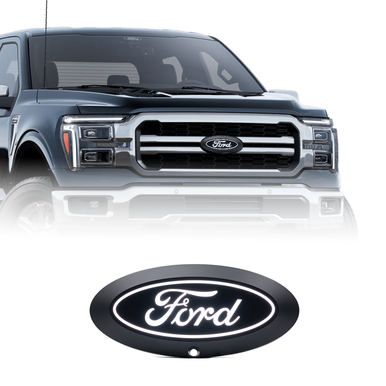 Putco 92607 F-150 Luminix White LED Front Grille Emblem w/ Front Camera ...