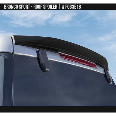 AirDesign FO33E18 Bronco Sport Roof Spoiler - Satin Black (21-25)