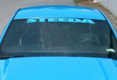 Steeda 3513 Windshield Decal - Grabber Blue