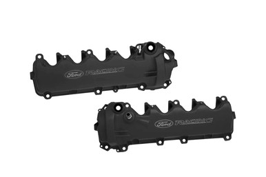 Ford Performance Mustang Pair Black Coated 3-Valve Cam Covers (2005 ...