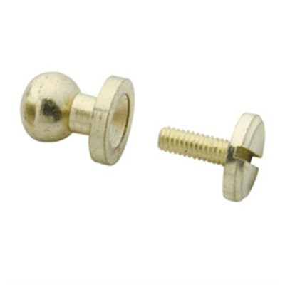 Button Stud Solid Brass 7mm Knob - Leathersmith Designs Inc.