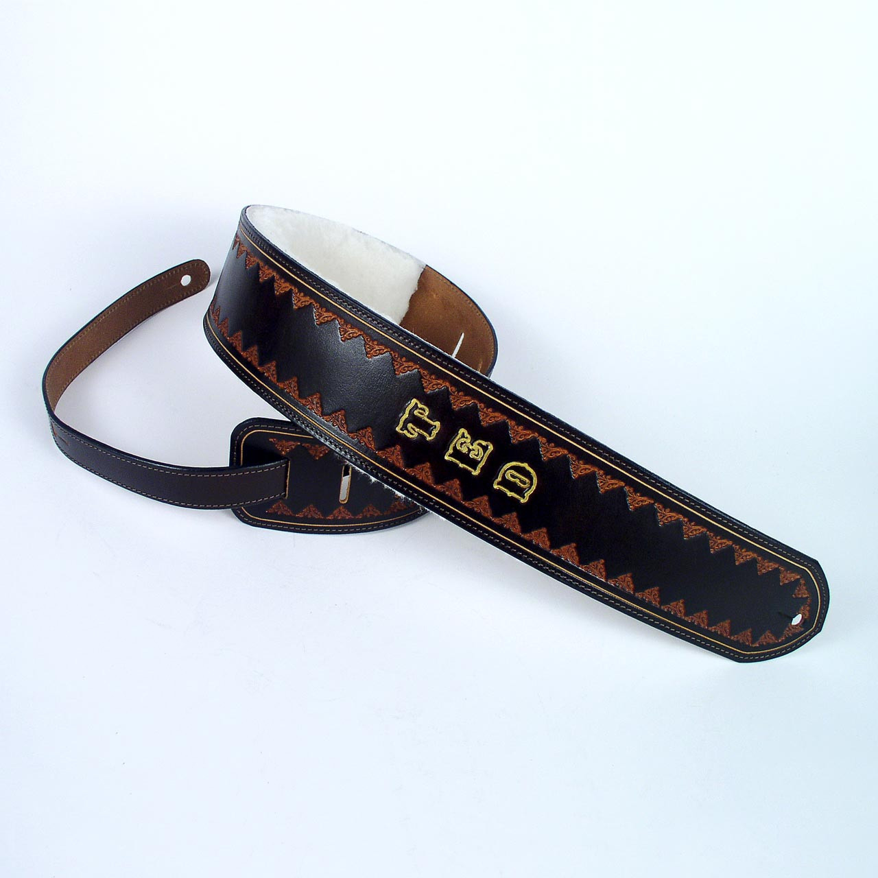 Custom Leather Guitar Strap Classic Series - Leathersmith Designs Inc.