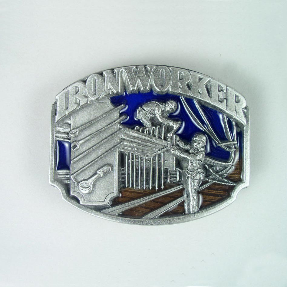 Iron Worker Belt Buckle - Leathersmith Designs Inc.