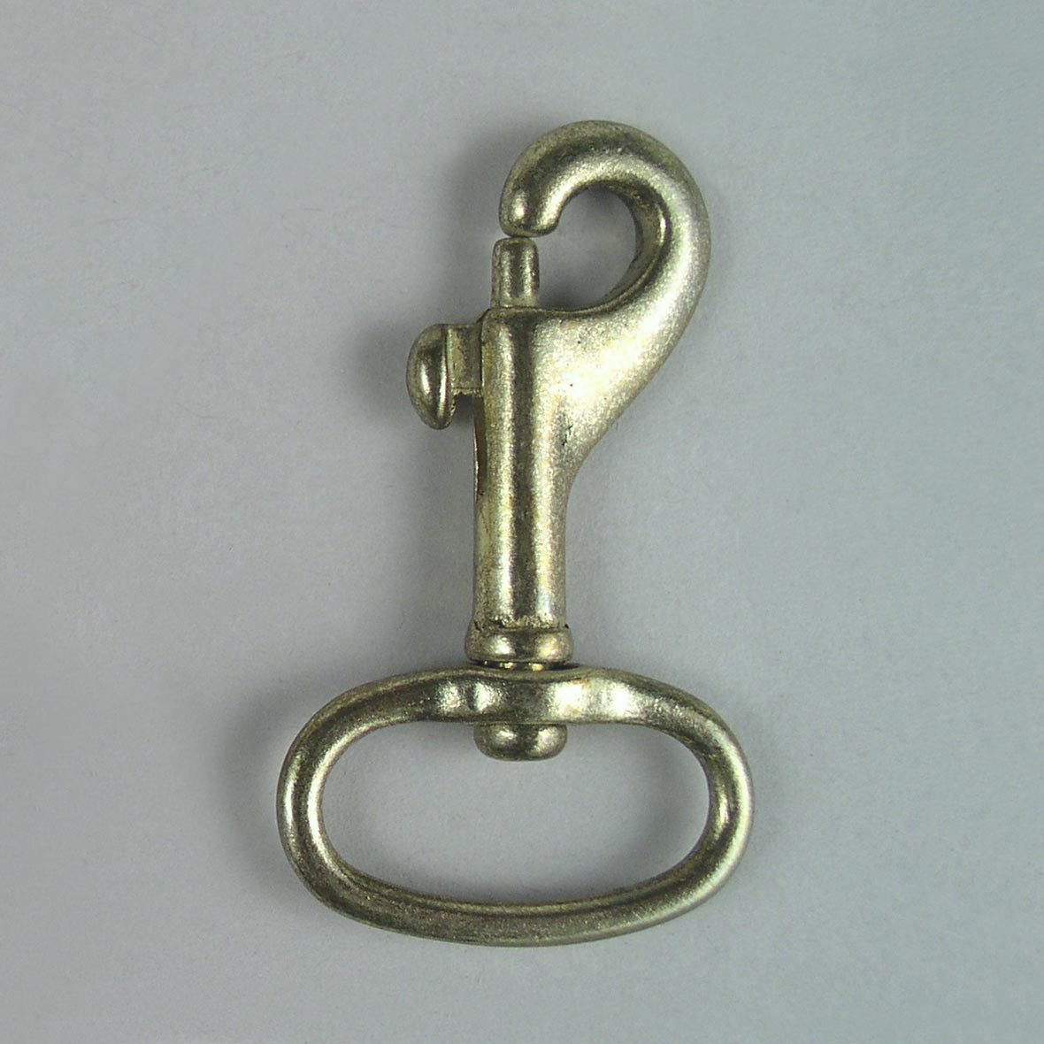 1" Halter Snap Chrome Solid Brass - Leathersmith Designs Inc.