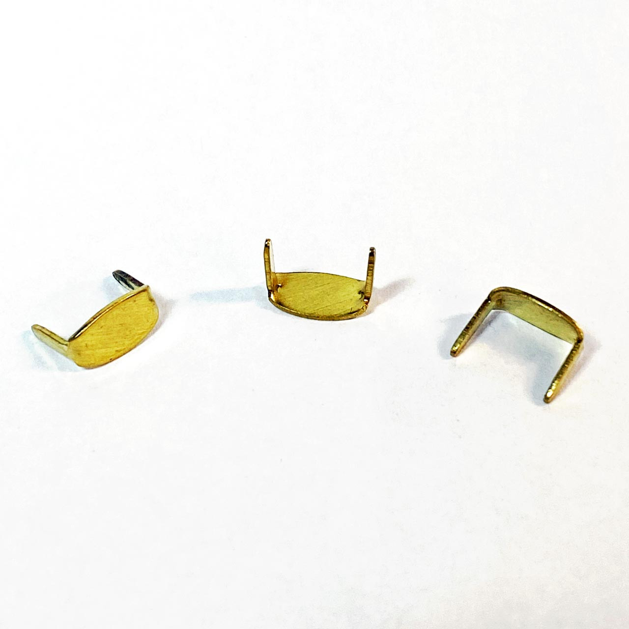 Leather Staples For Loops Solid Brass pkg of 25 - Leathersmith Designs Inc.