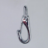 1" Halter Snap Chrome Solid Brass - Leathersmith Designs Inc.