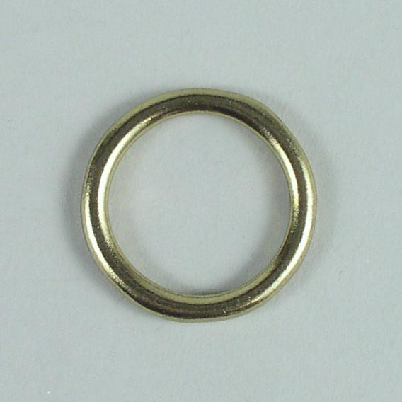 7/8" Solid Brass O Ring - Leathersmith Designs Inc.
