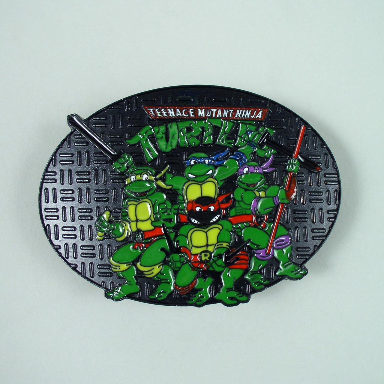 Teenage Mutant Ninja Turtles Belt Buckle - Leathersmith Designs Inc.
