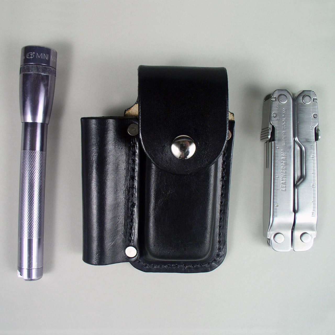 Custom Leather Maglite Multi Tool Case - Leathersmith Designs Inc.