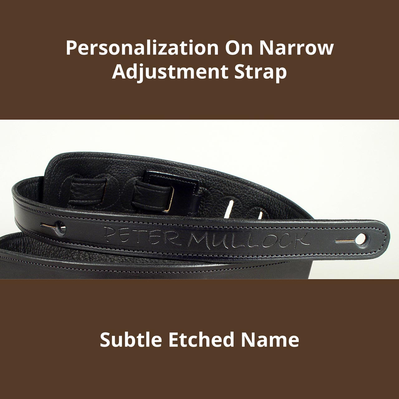 Dragon Acoustic Electric Guitar Strap - Leathersmith Designs Inc.