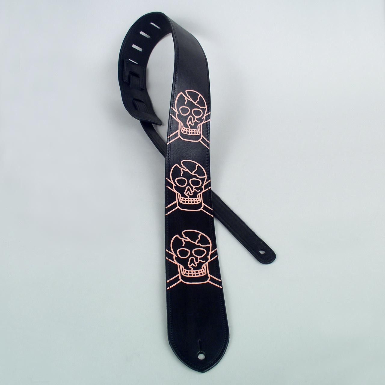 Impression Etched Series Personalized Guitar Strap - Leathersmith ...