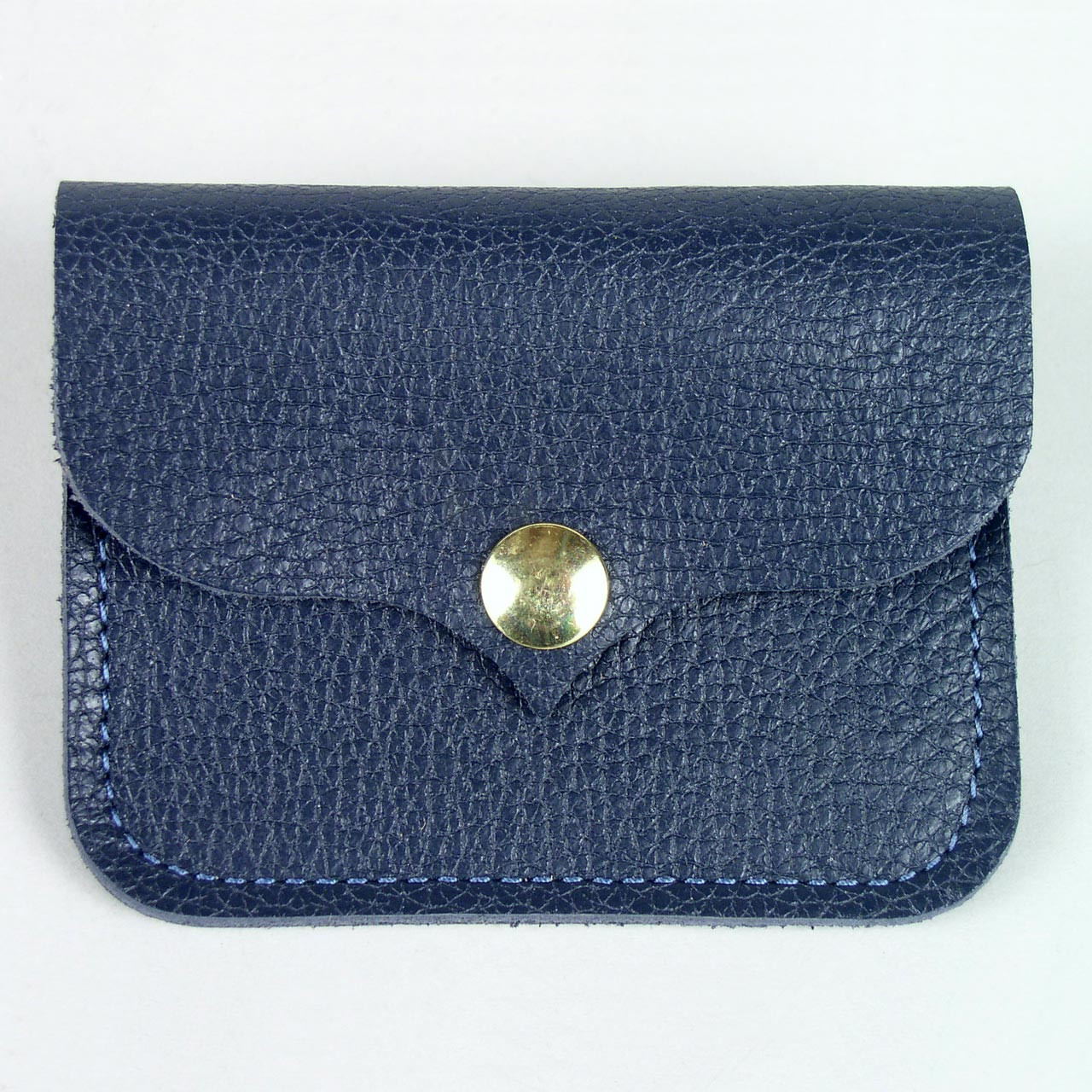 Molded Small Leather Change Purse - Leathersmith Designs Inc.