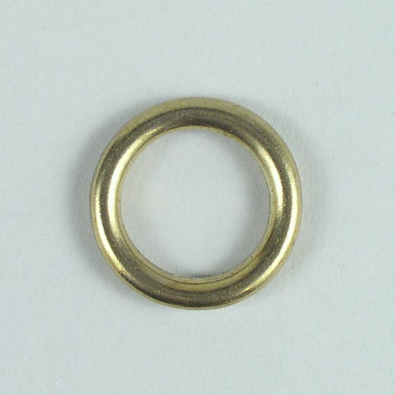 3/4" Solid Brass O Ring - Leathersmith Designs Inc.
