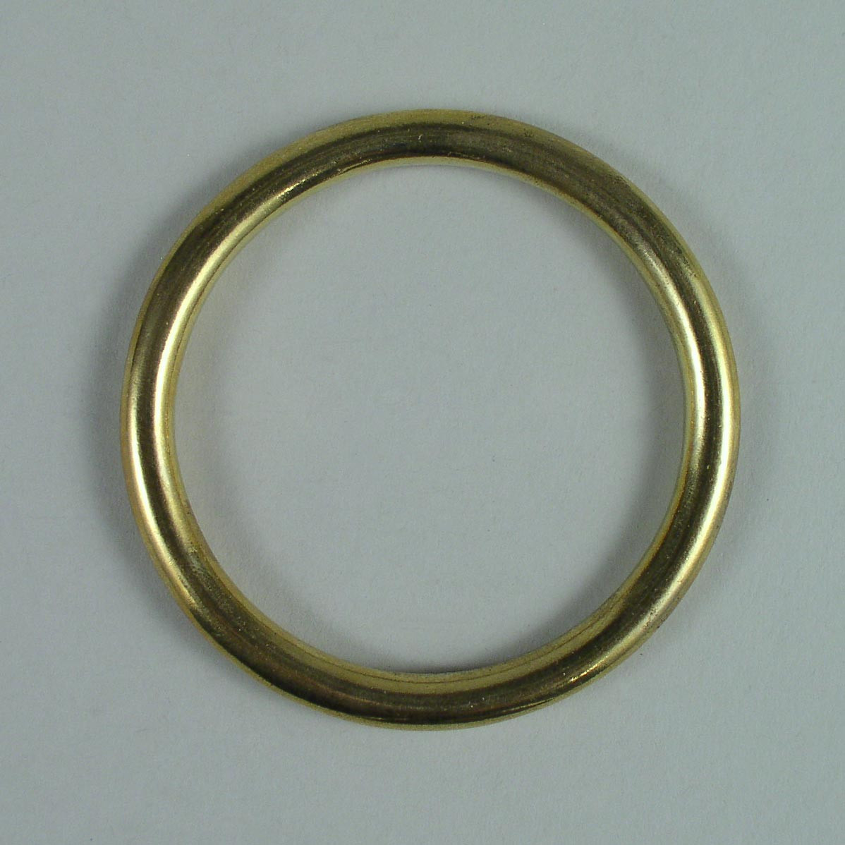 2 1/2" Solid Brass O Ring - Leathersmith Designs Inc.