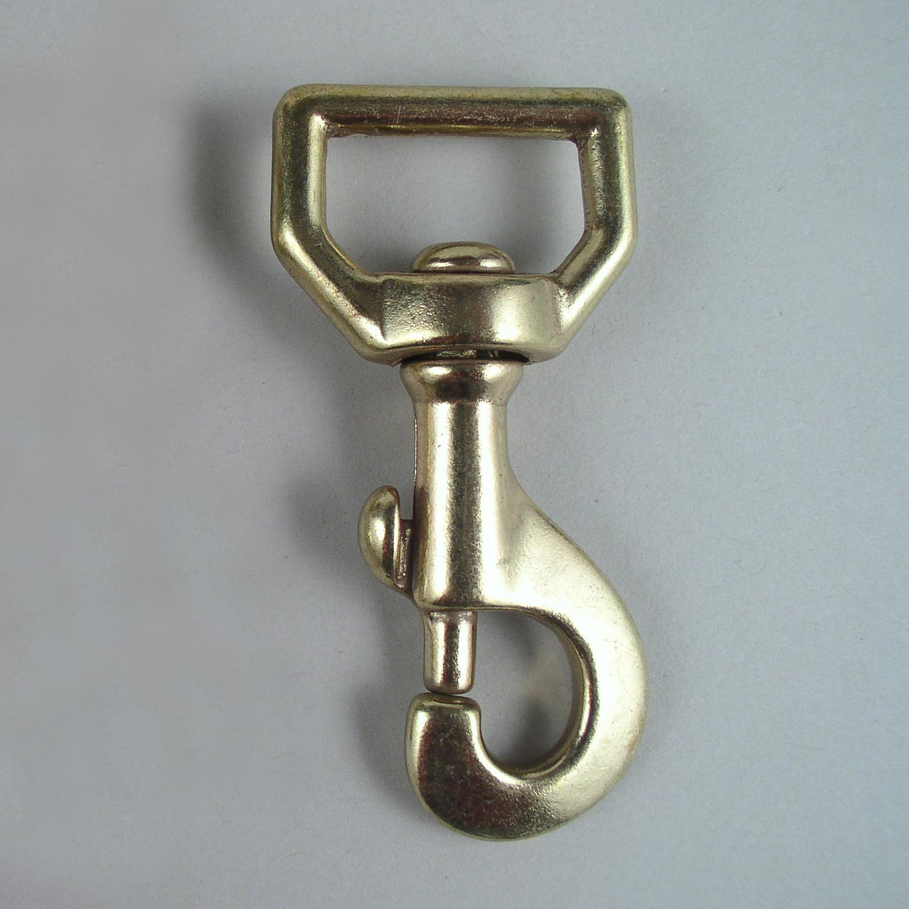 1" Halter Snap Chrome Solid Brass - Leathersmith Designs Inc.