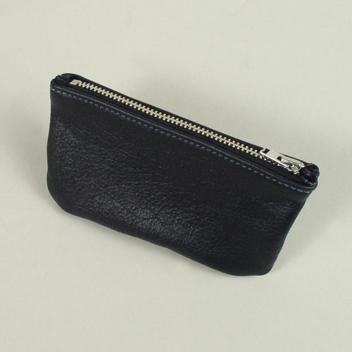 Soft Leather Zipper Coin Purse - Leathersmith Designs Inc.