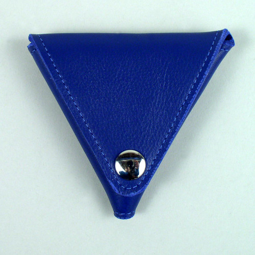 Deluxe Triangle Leather Change Purse - Leathersmith Designs Inc.