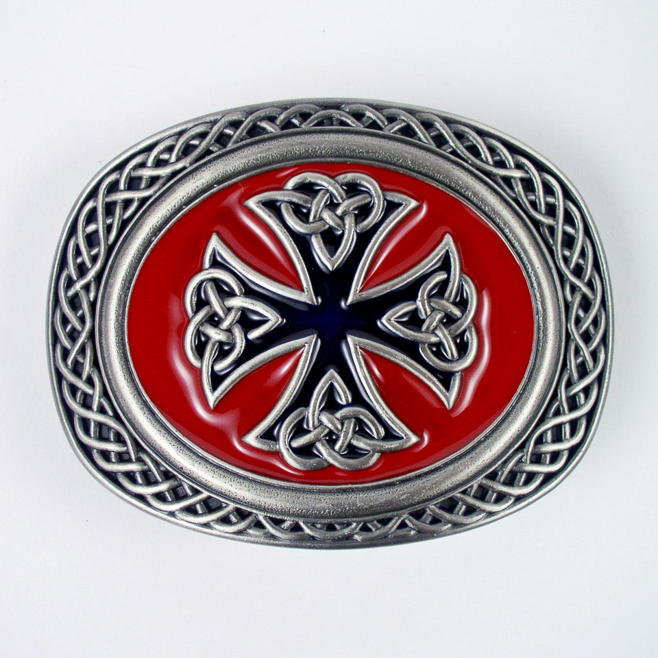Celtic Two Tone Trophy Buckle - Leathersmith Designs Inc.