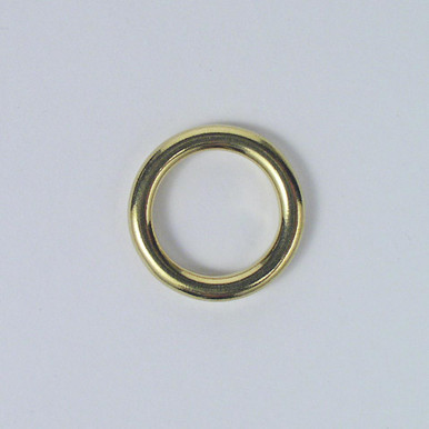 5/8" O Ring Solid Brass - Leathersmith Designs Inc.