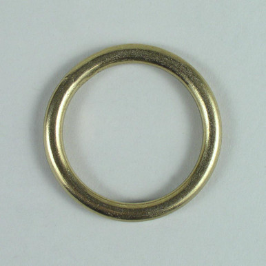 1 3/4" Solid Brass O Ring - Leathersmith Designs Inc.