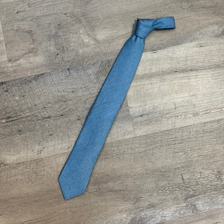 DION Small Check 100% Silk Ties - Jims Clothes Closet