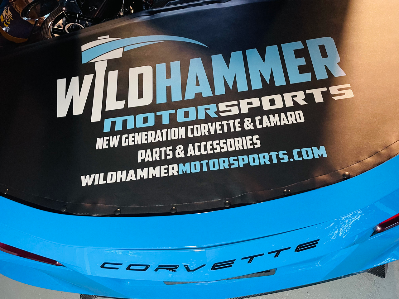 Custom Logo Corvette C8 Trunk Cover