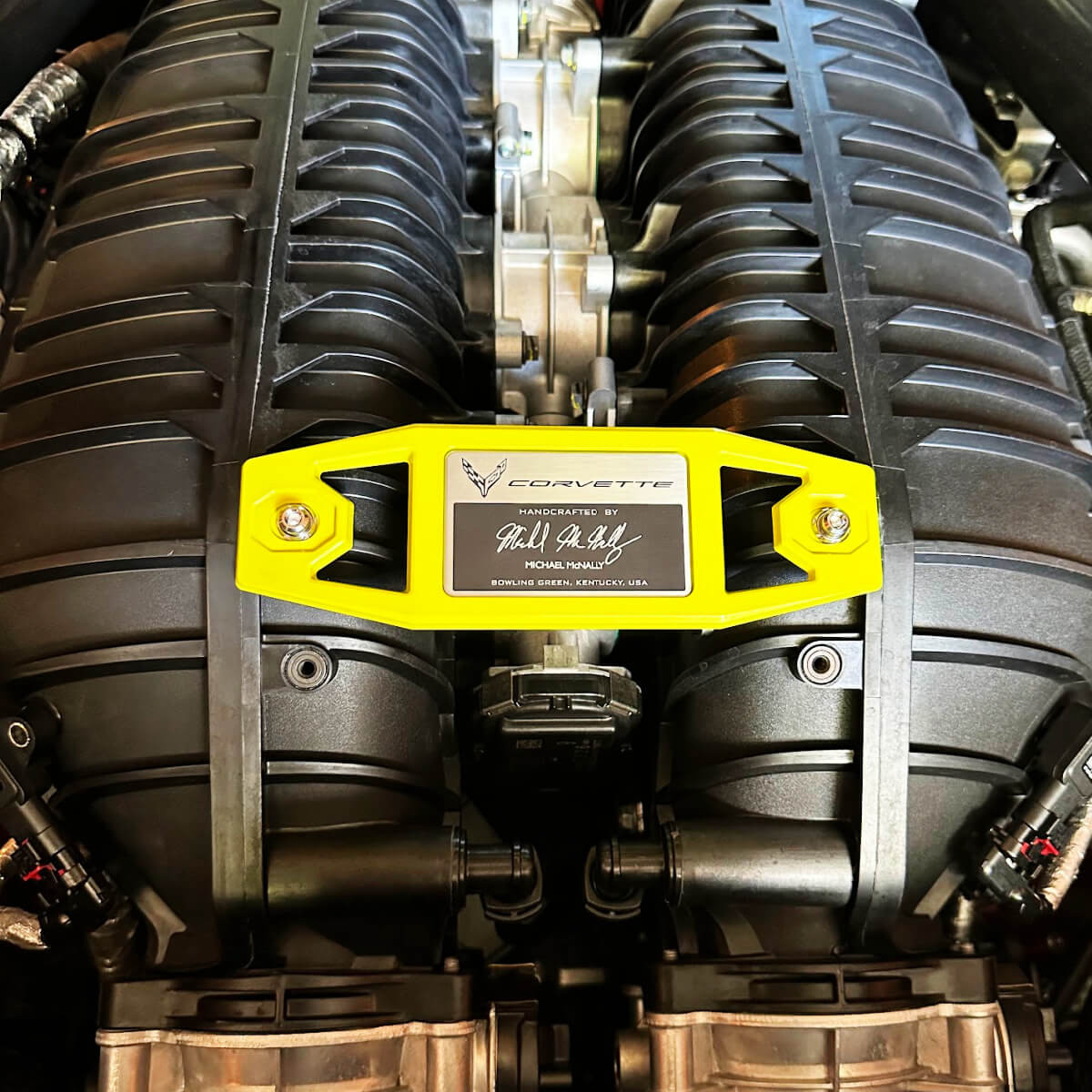 Corvette Z06 Engine Builder Plaque