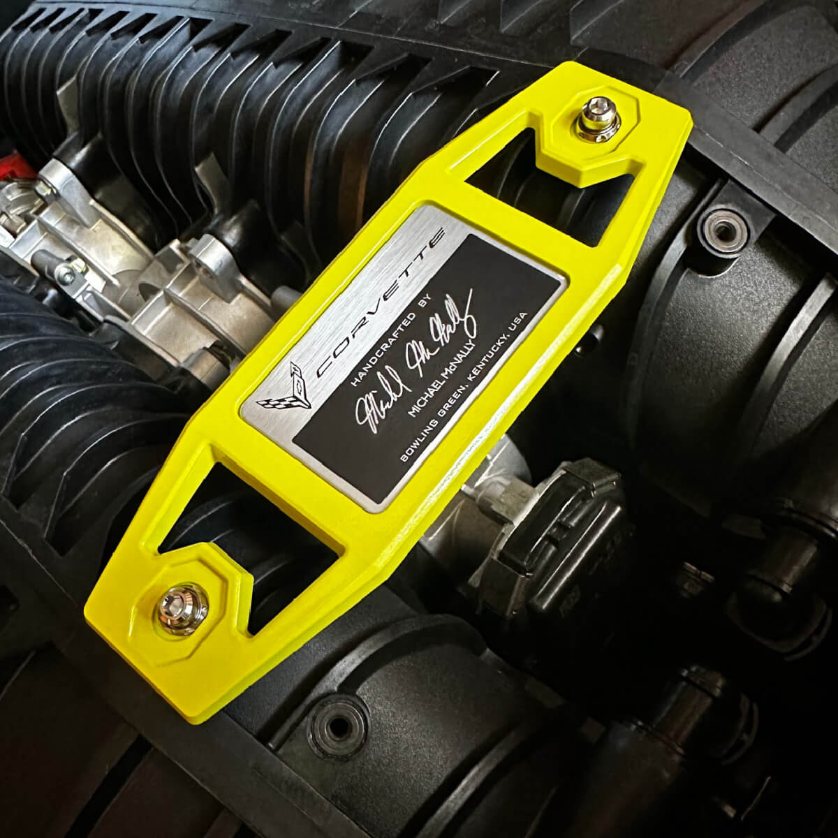 C8RallyDriver Designs Corvette C8 hatch support bracket, carbon fiber ...
