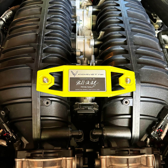 Corvette Z06 Engine Builder Plaque
