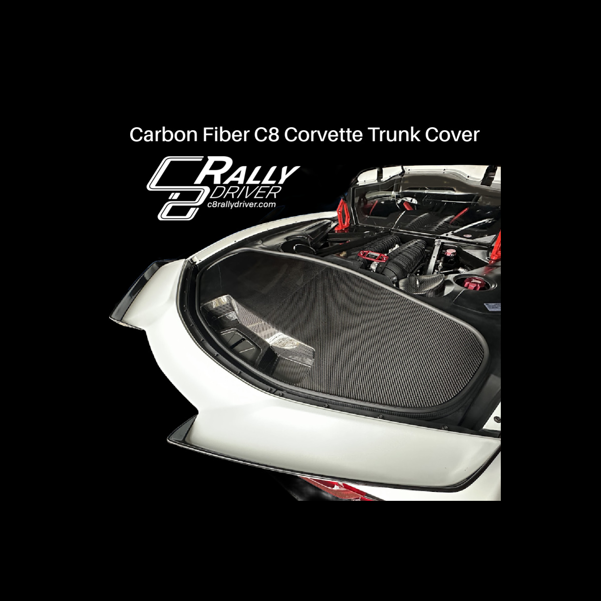 C8RallyDriver Alert! New Carbon Fiber Corvette C8 Trunk Cover! Let's ...