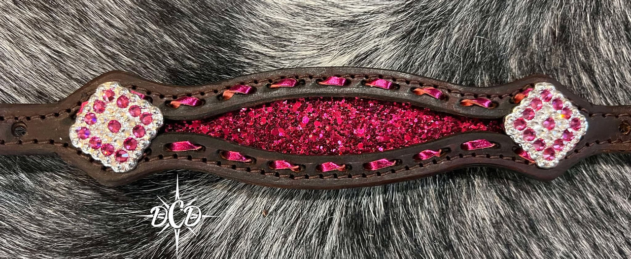 Pink Glitter Tack Set