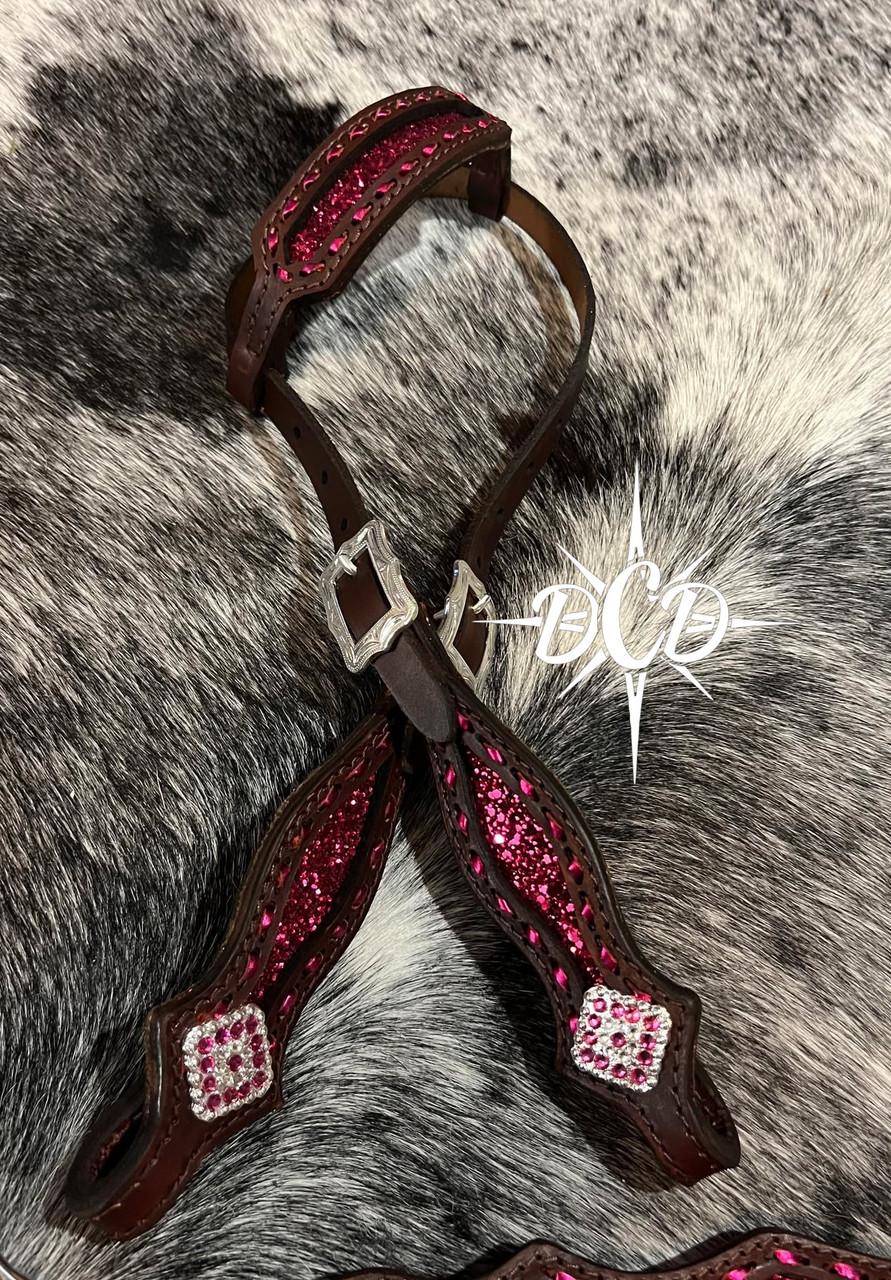 Pink Glitter Tack Set