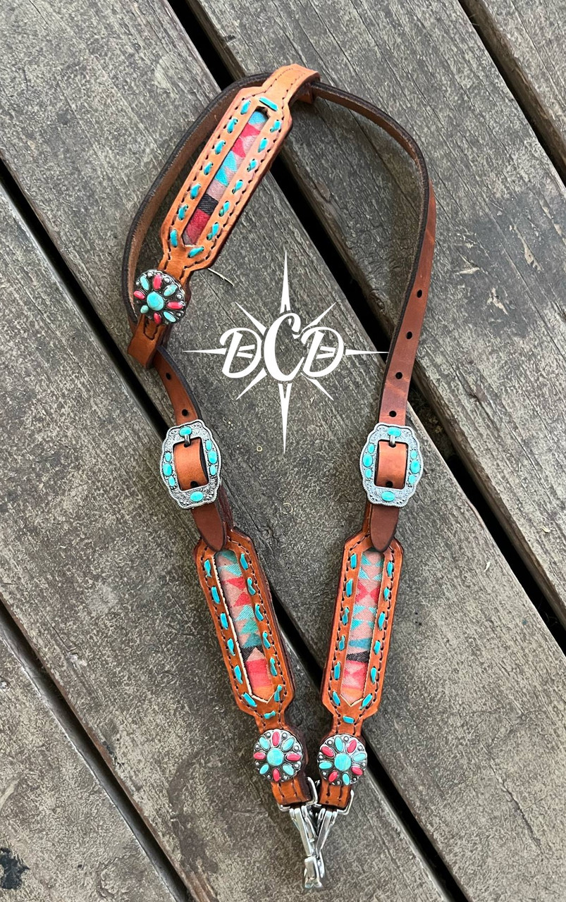 Wool Aztec Print Tack set