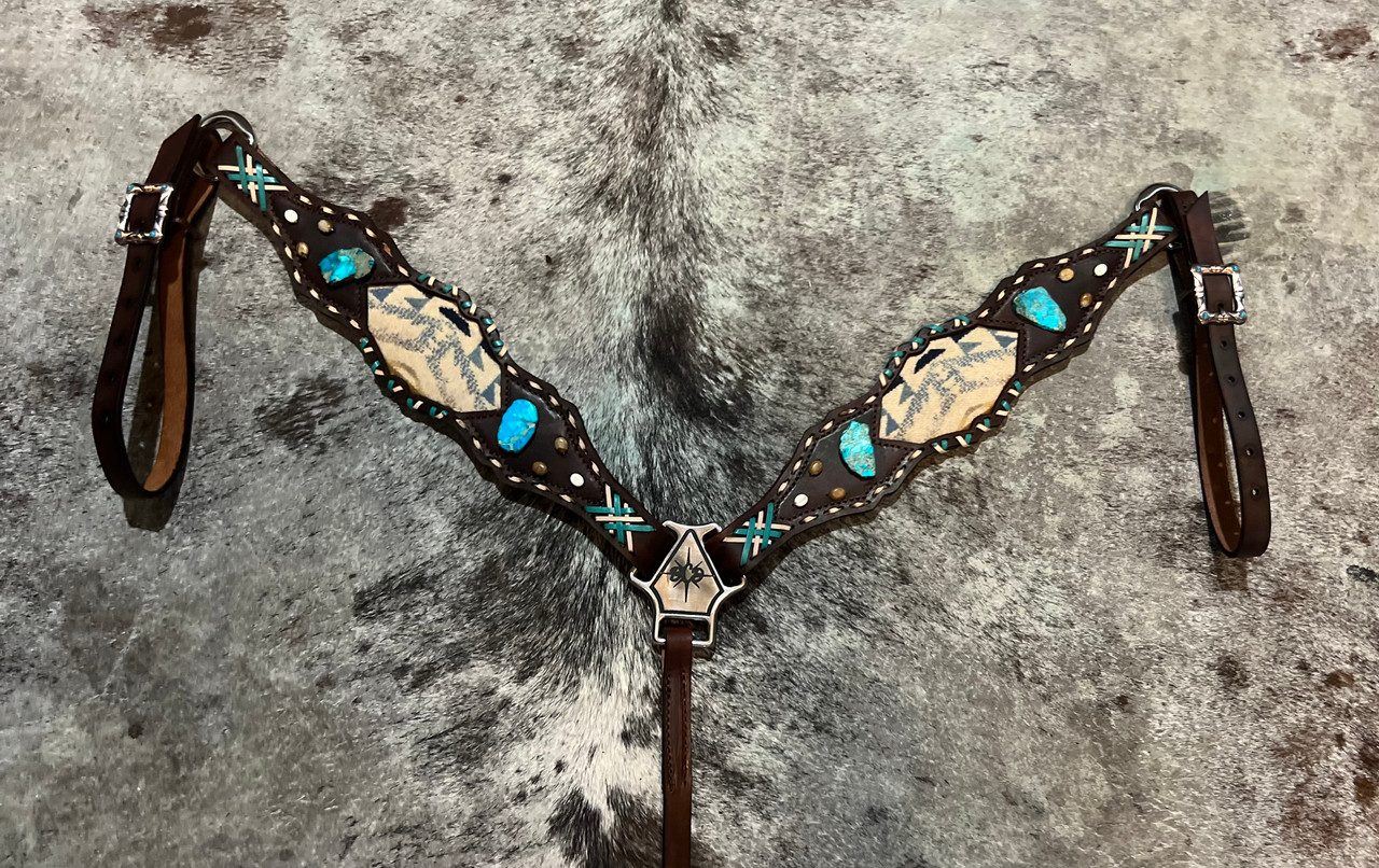 Turquoise stones Breastcollar**