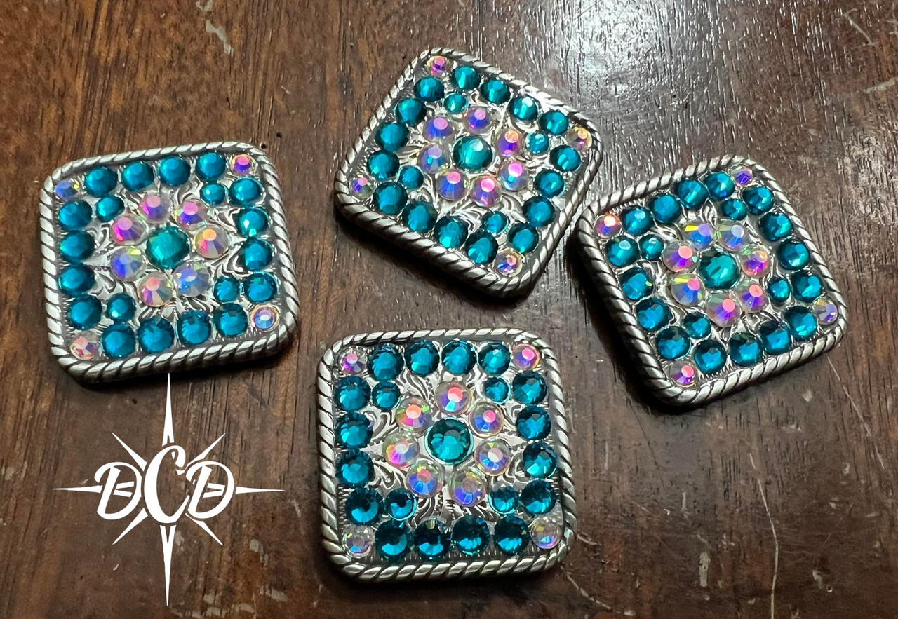 Teal Python Spotted Breastcollar