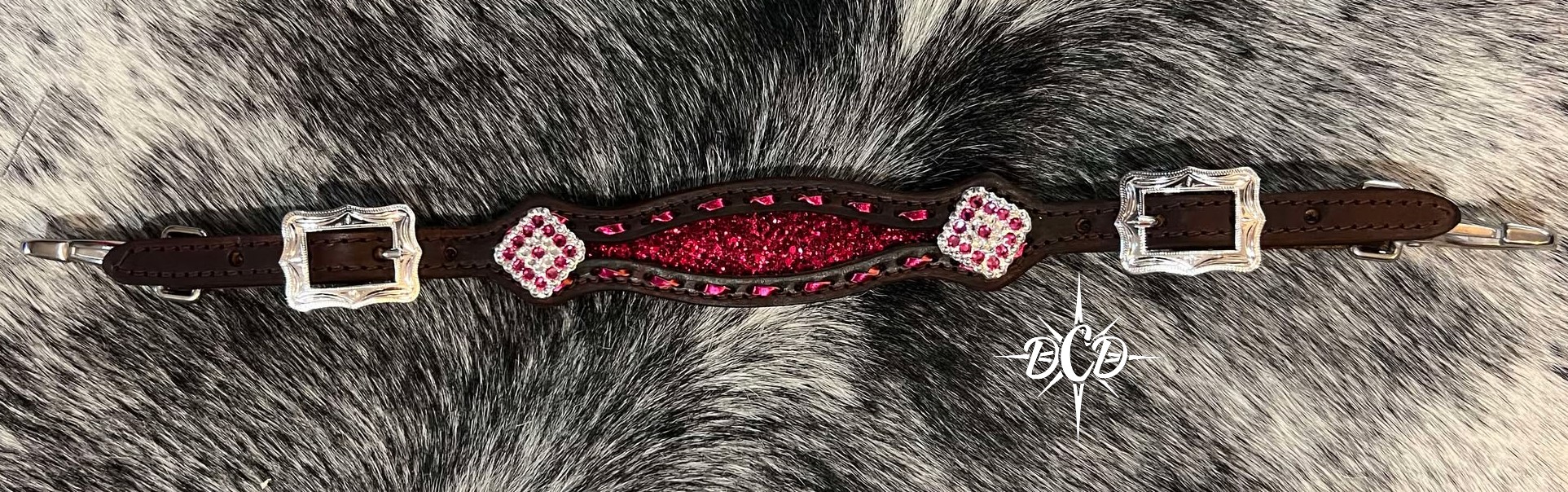 Pink Glitter Tack Set