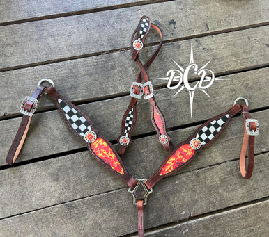 Fire and Checkers Tack Set