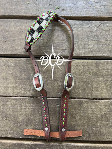 Neon Finish Line Checker Board Tack Set* New