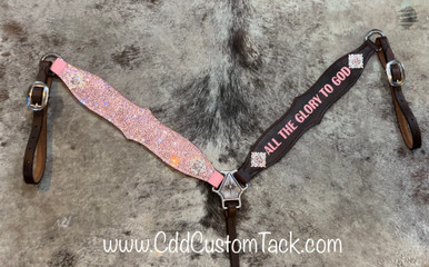 Quick Order Bling out Buckstitch double fringe Breastcollar*