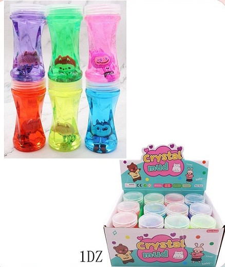 4.5" Crystal Mud Slime with Cute Monster Figures .75 each - Accessories ...