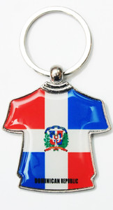 2" Metal Dominican Republic Flag Uniform Keychains .62 ea - Accessories ...