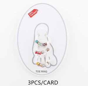 3 Pc Set Beaded Stretch Toe Ring Set (3039MT) .62 per set - Accessories ...