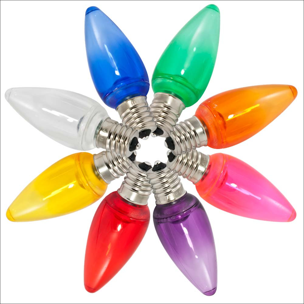 LED C9 Bulb - White & Colors | LED C9 Replacement Bulbs