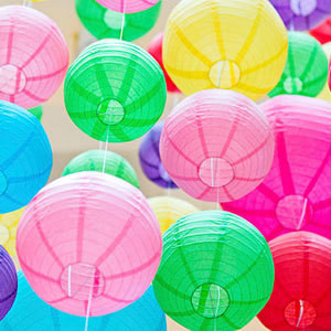 Paper Lantern Lights & String Lantern Lights | PartyLights