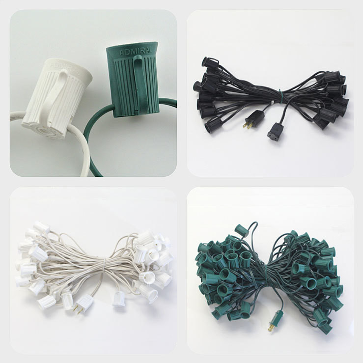 String Light Cords | Commercial Grade, Weatherproof, Custom Lengths