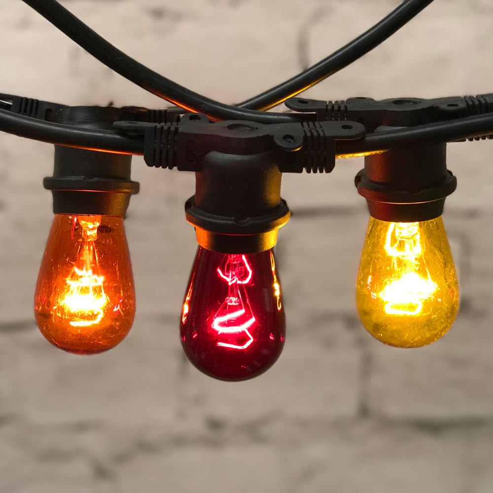 Fall Themed Lighting with String Lights & Paper Lanterns | PartyLights.com