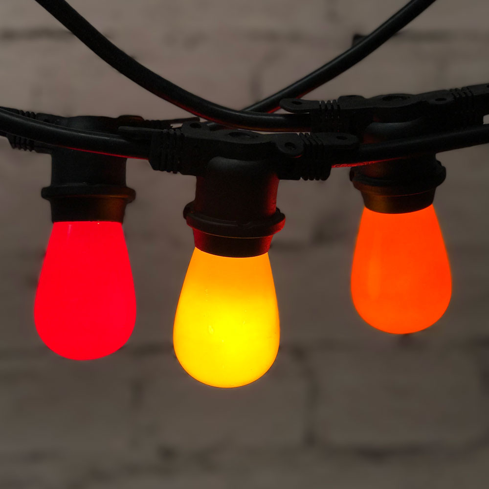 Fall Themed Lighting with String Lights & Paper Lanterns | PartyLights.com