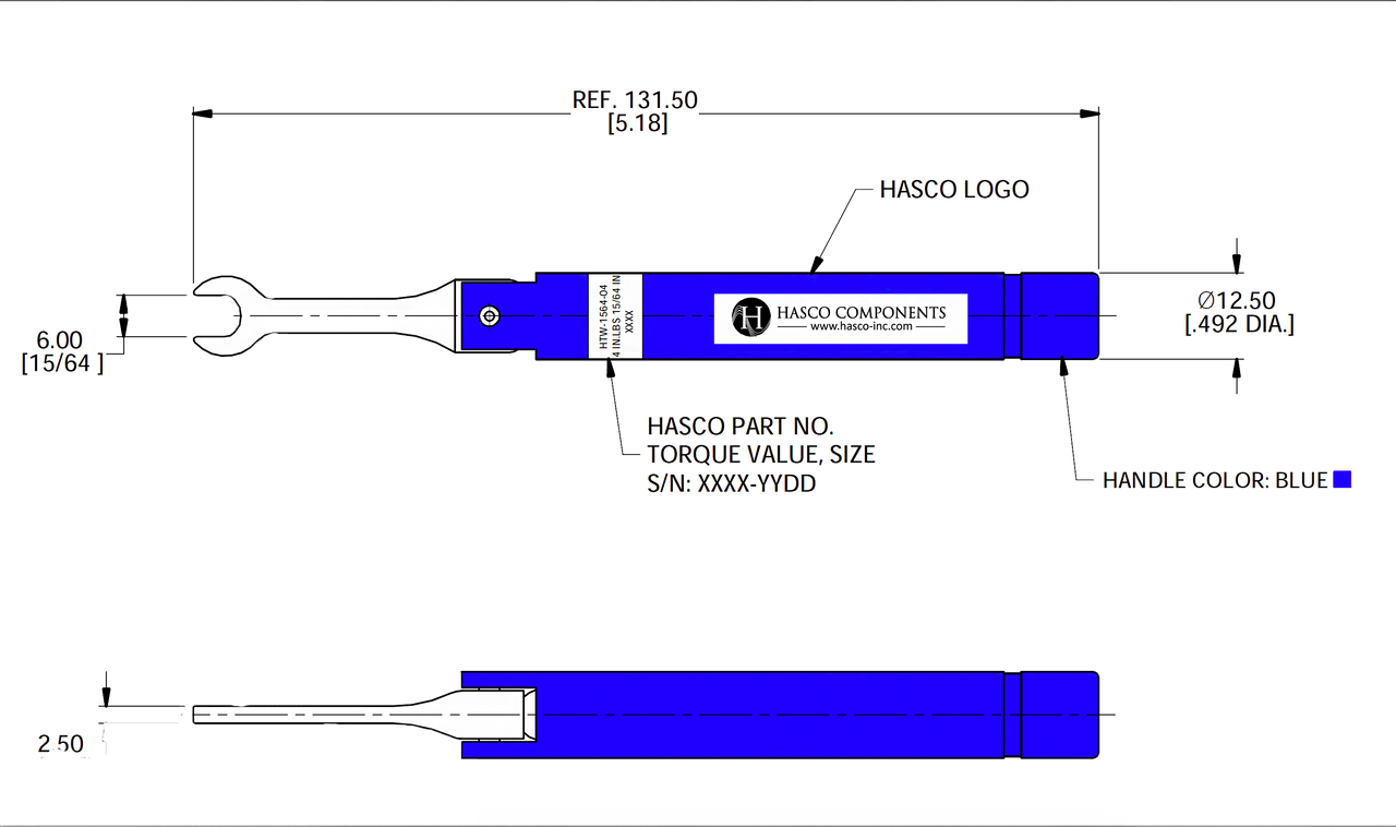 RF Tools | Torque Wrenches, 1.0mm | HASCO Components