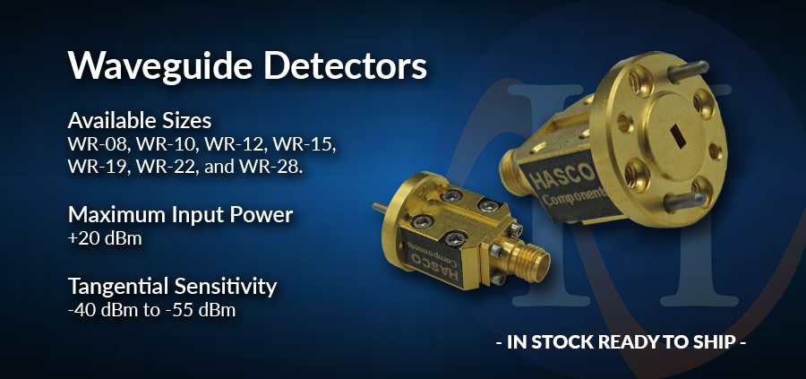 Rectangular Waveguide Detectors Hasco Components