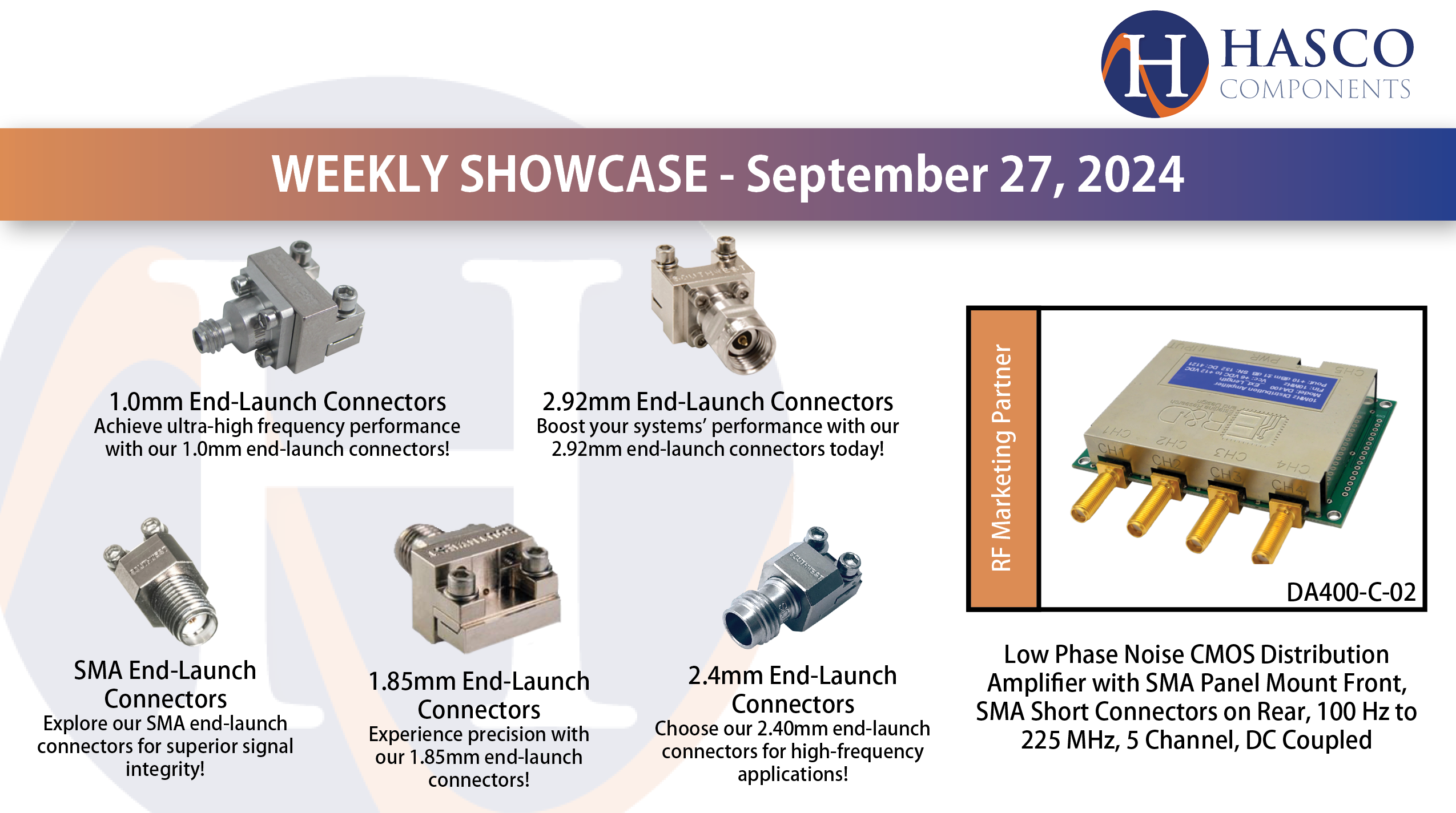 Weekly Showcase - September 27, 2024 - HASCO COMPONENTS
